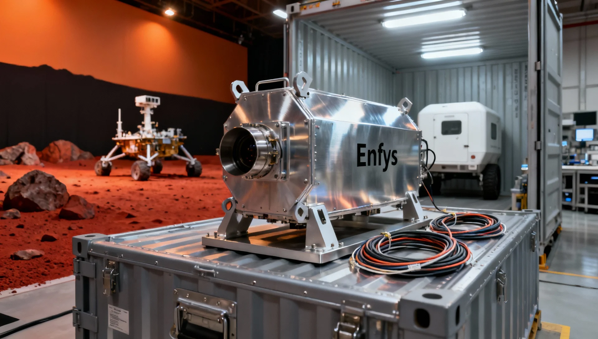 Aberystwyth-Built Enfys Spectrometer Ships for ExoMars Rover Testing – News