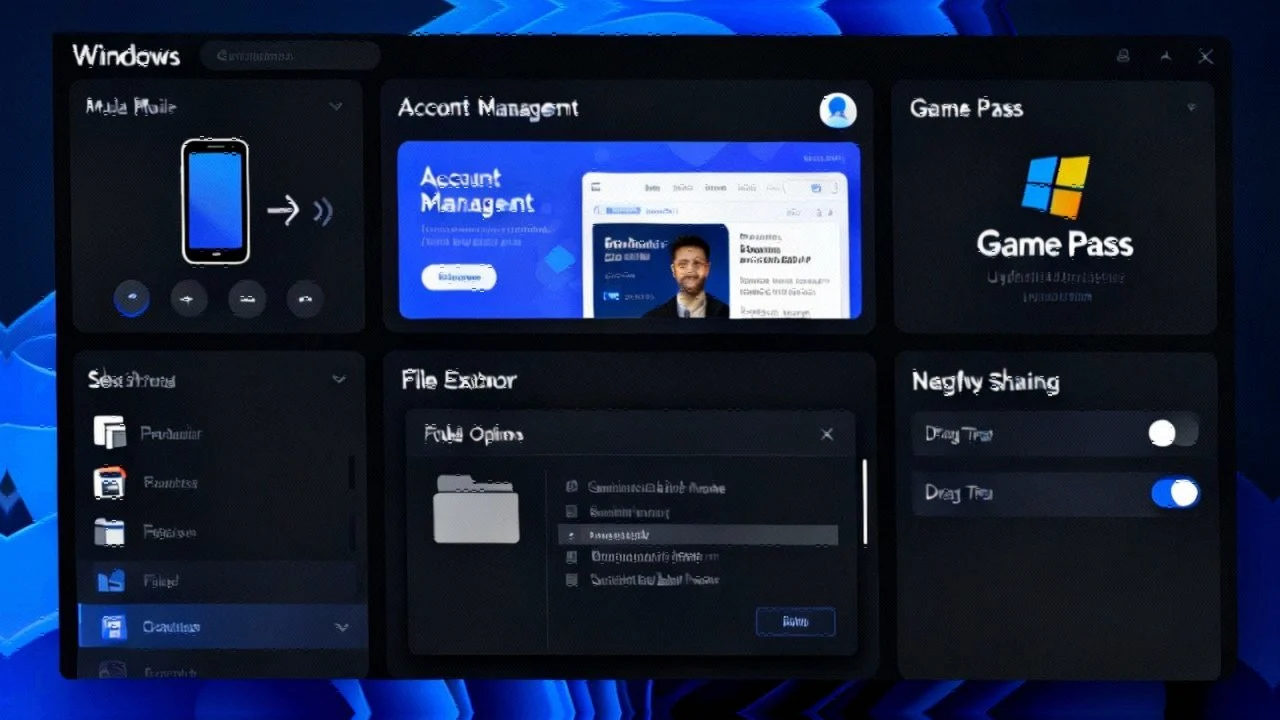 Windows 11 Builds Enhance Dark Mode, Mobile Integration, and System ...